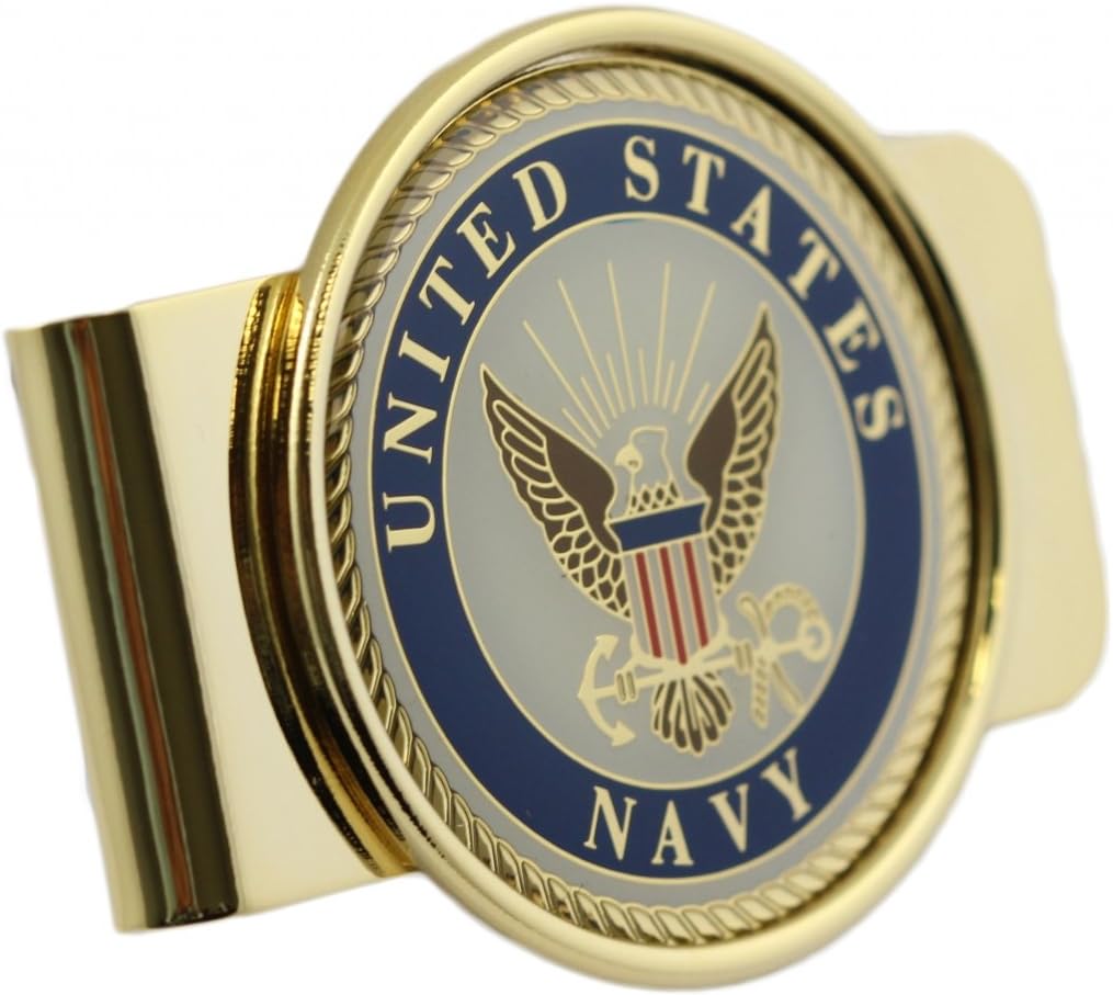 US Navy Logo Money Clip Military Money Clip at Amazon Men’s Clothing store