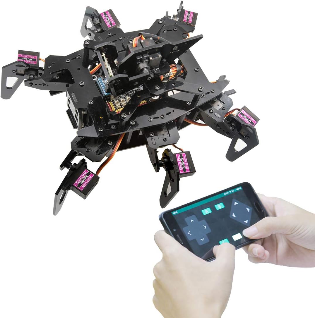 Freenove Big Hexapod Robot Kit for Raspberry Pi 5 4 B 3 B+ B A+ ...