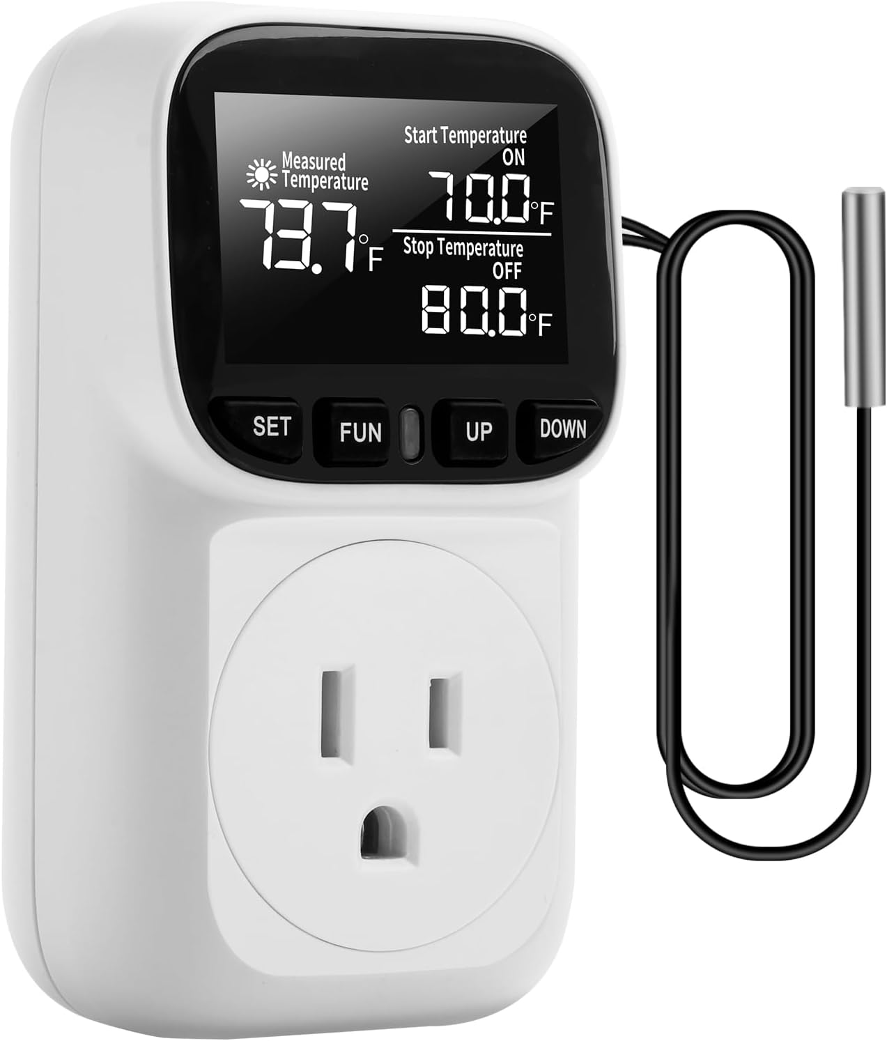 Amazon.com: HUAREW 110V Digital Temperature Controller, LCD Screen ...
