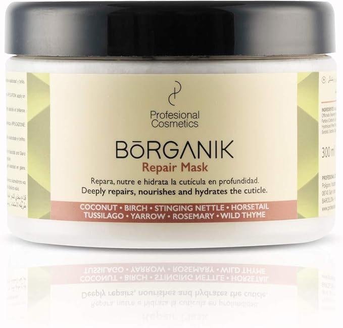 Profesional Cosmetics Borganik repair mask. Mascarilla reparadora para ...