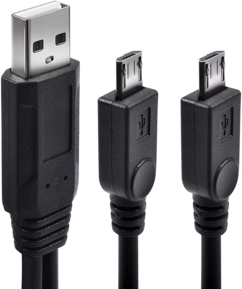 Amazon.com: IFLASH Dual MicroUSB Splitter Charge Cable - Power up to ...