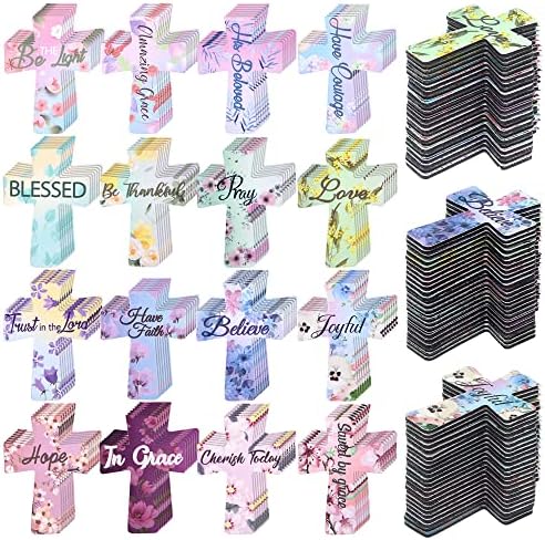 Amazon.com: Outus 144 Pieces Magnetic Bookmarks Cross Christian ...
