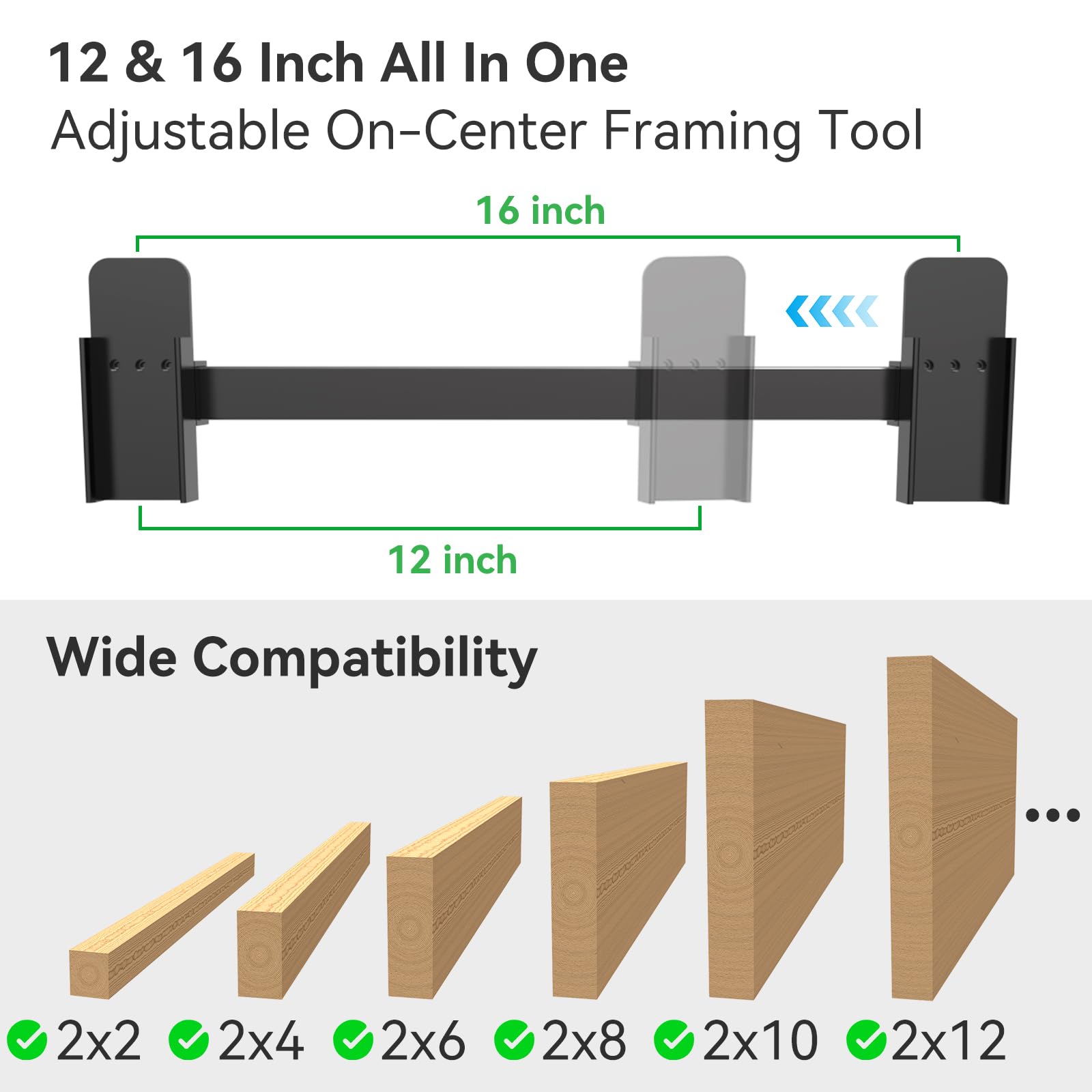 Snapklik.com : 100% Light Weight Aluminium Alloy 16 Inch & 12 Inch ...