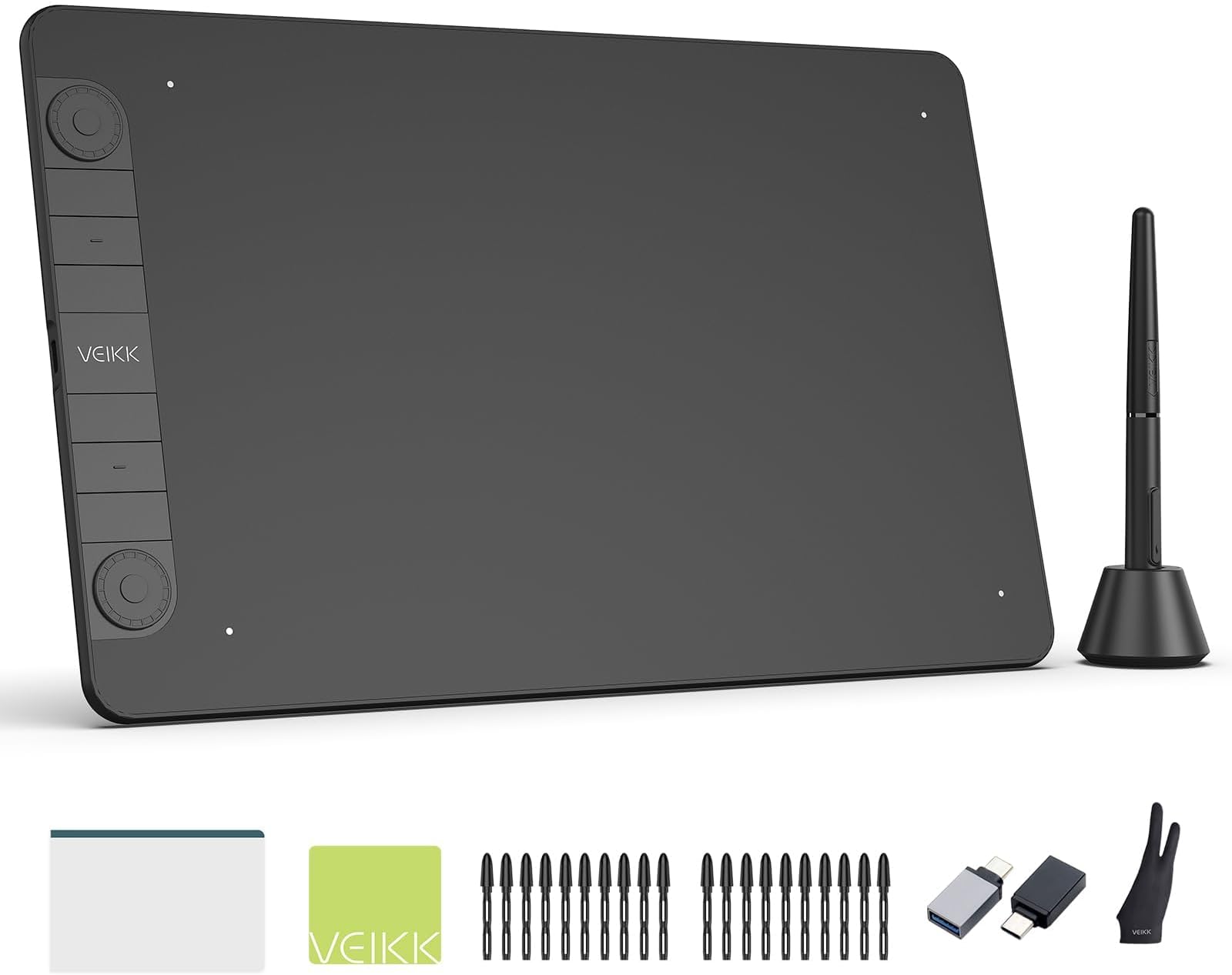 Amazon.in: Buy VEIKK S640 V2 Pen Tablet ，6 x 4 Inch Graphic Drawing ...