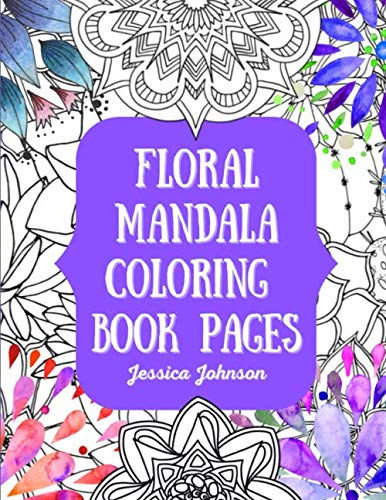 Amazon.com: Floral Mandala Adult Coloring Book Pages: Awesome adult ...