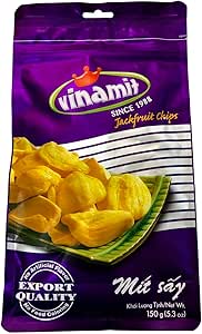 Amazon.co.jp: Vinamit Jackfruit Chips 150g Vinamit Mit Say 150g (15 ...