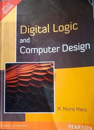 Digital Logic And Computer Design By M Morris Mano (Second Hand & Used ...