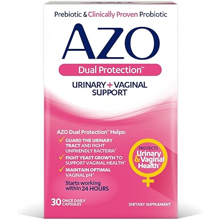 Amazon.com: AZO Bladder Control, 54 Capsules (2 Pack) : Health & Household
