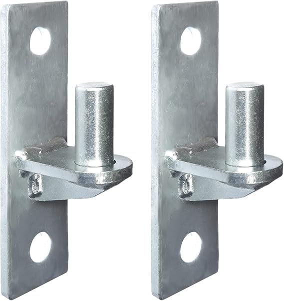 Amazon.com: 2 Pack Wall Mount Gate Hinges, Heavy Duty Wall Plate Hinges ...