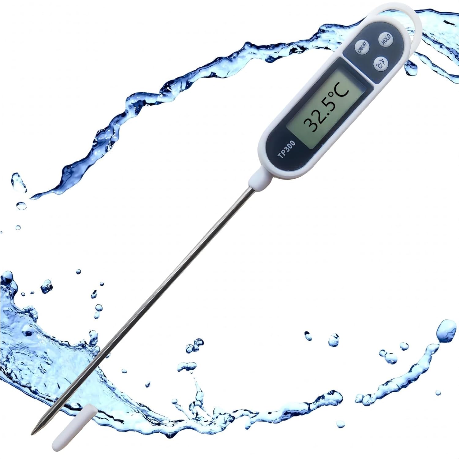 Digital Food Thermometer, Instant Read Meat Thermometer for Cooking ...