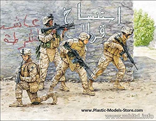Amazon.com: Master Box Iraq. KIT #1 US Troops 4 Figures 1/35 3575 ...