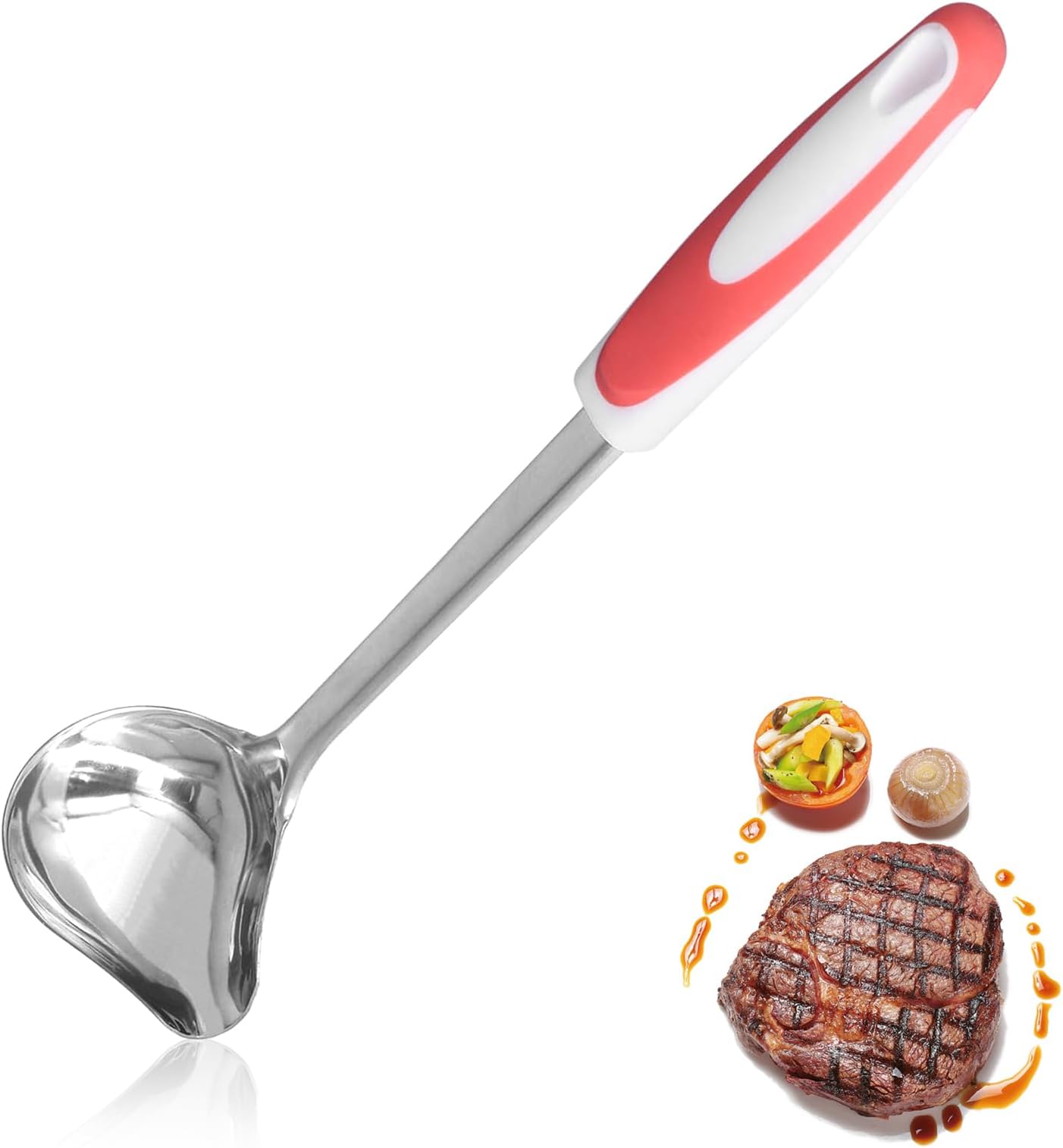 De Buyer - Louche à bec monobloc en inox - Longueur 28 cm - : Amazon.fr ...