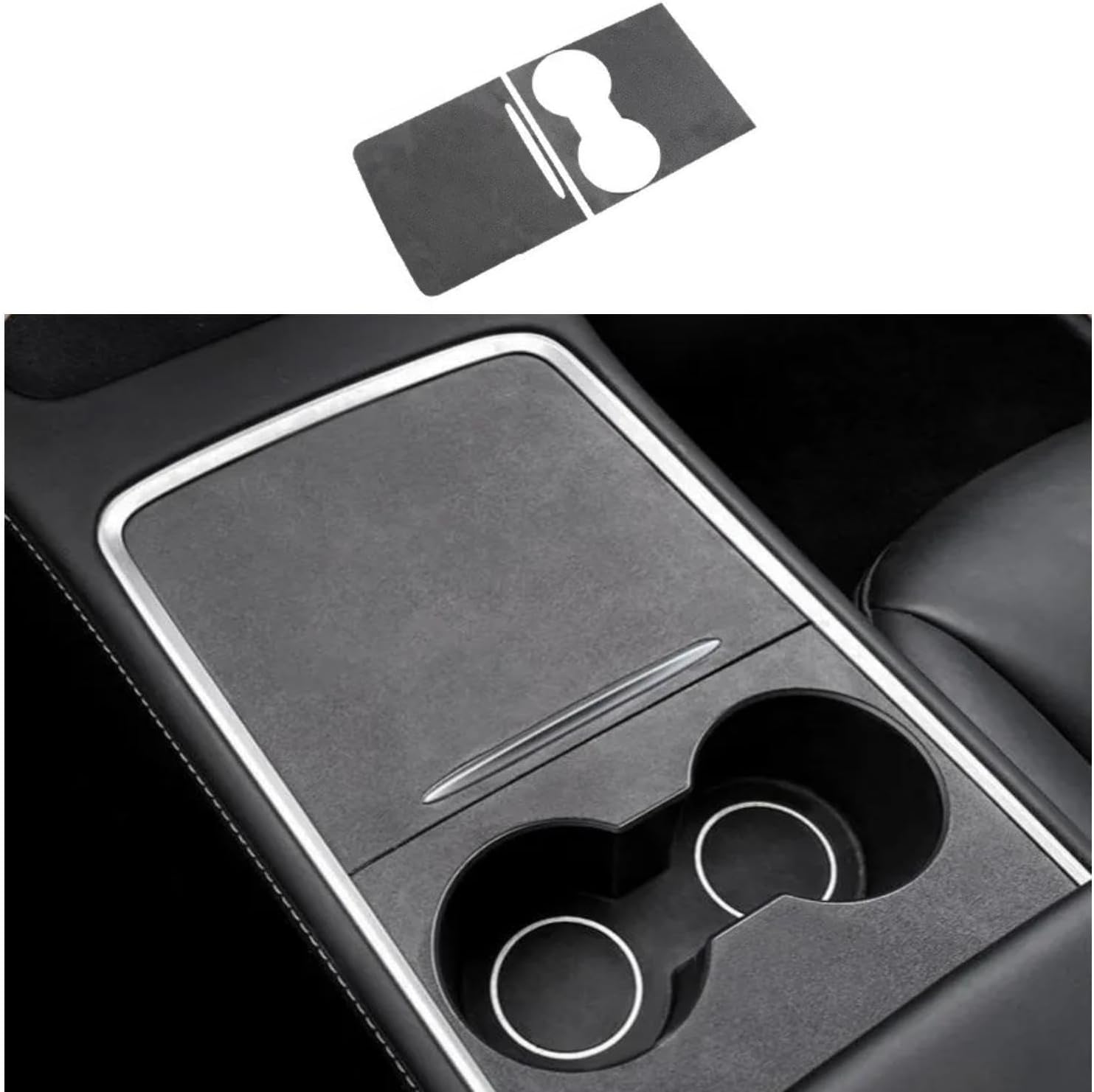 Amazon.com: frani Center Console Wrap (Suede Edition) Designed for ...