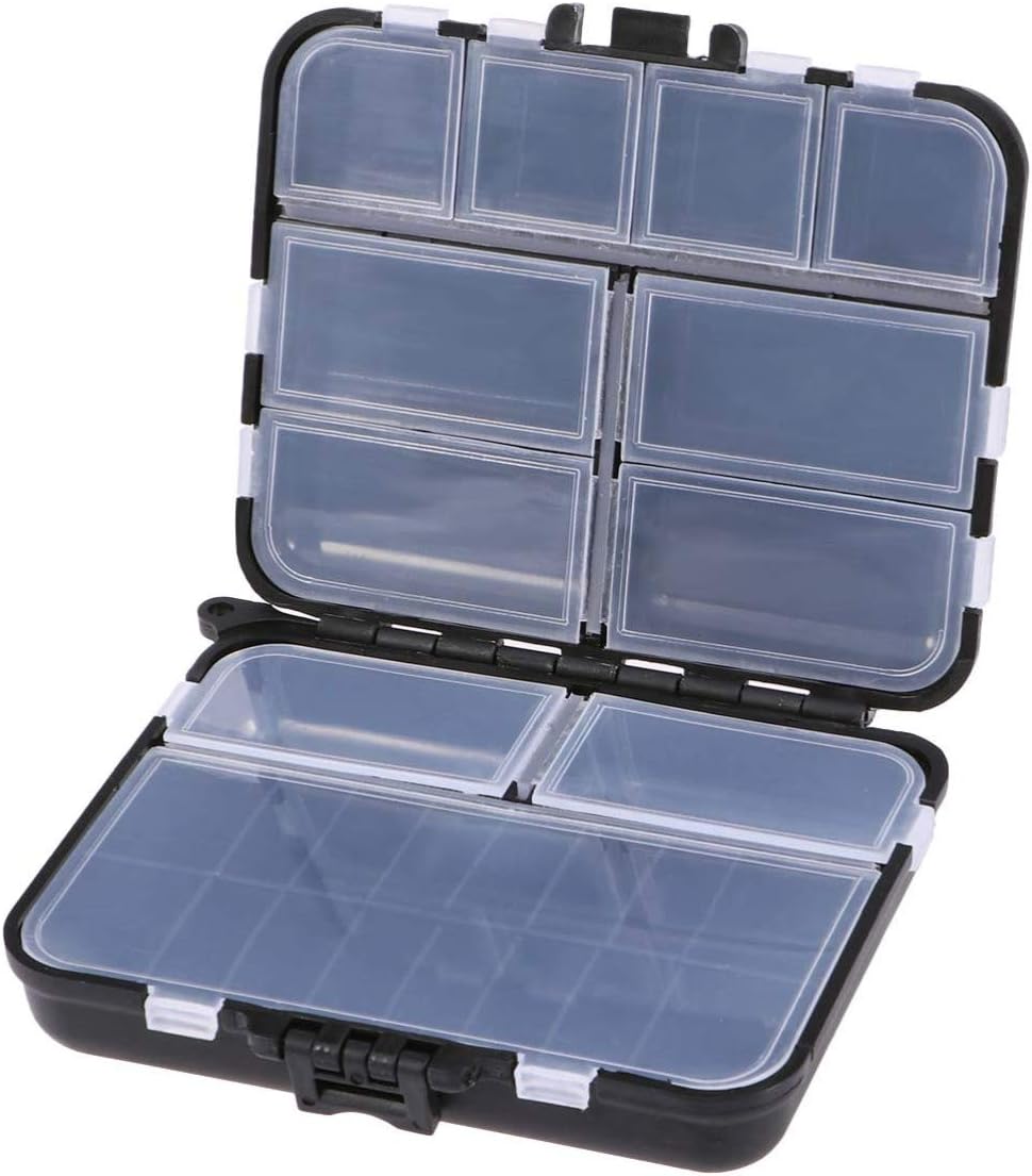 Vorcool Fishing Tackle Box Plastic Fishing Box Professional Fishing ...