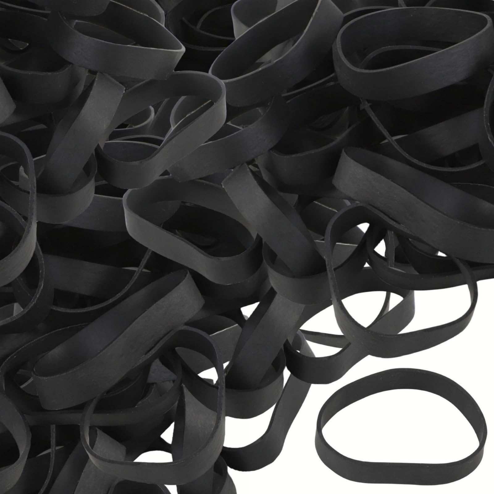 Amazon.com : Thick Rubber Bands Heavy Duty - Black Wide Strong Elastic ...
