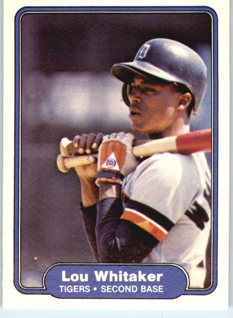 Amazon.com: 1982 Fleer Baseball #284 Lou Whitaker Detroit Tigers ...