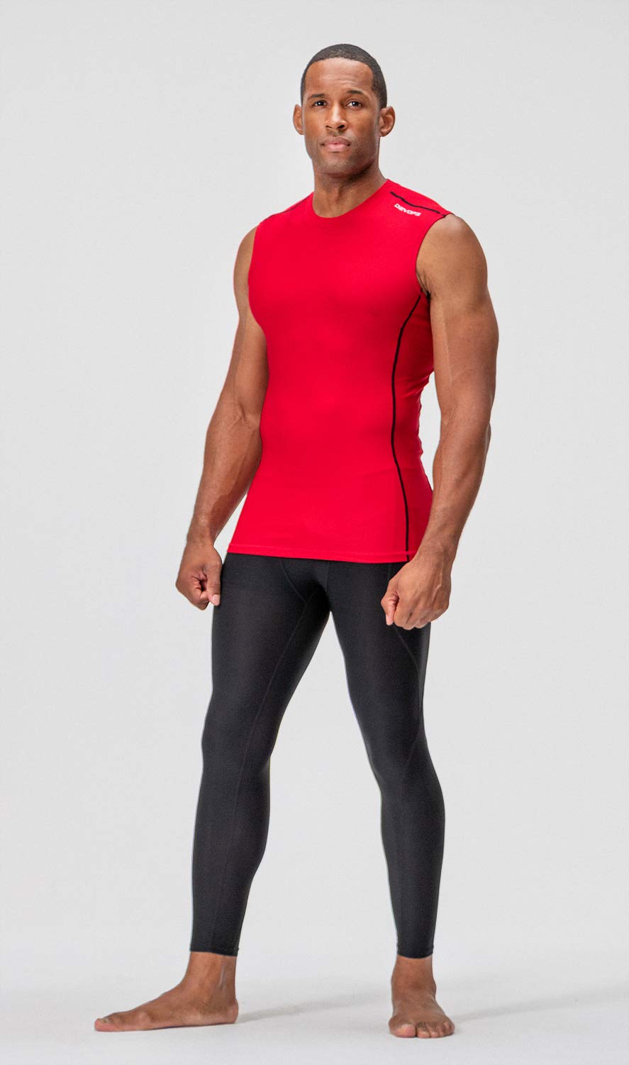 Snapklik.com : DEVOPS 3 Pack Mens Athletic Compression Shirts Sleeveless