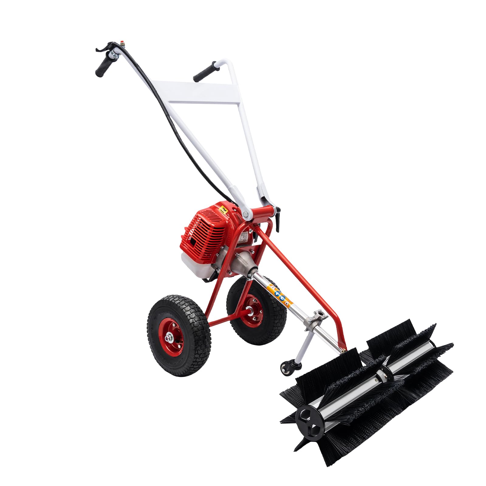 Amazon.com : Power Broom Sweeper Cordless, 43CC 1.7HP 2-Stroke Gas ...
