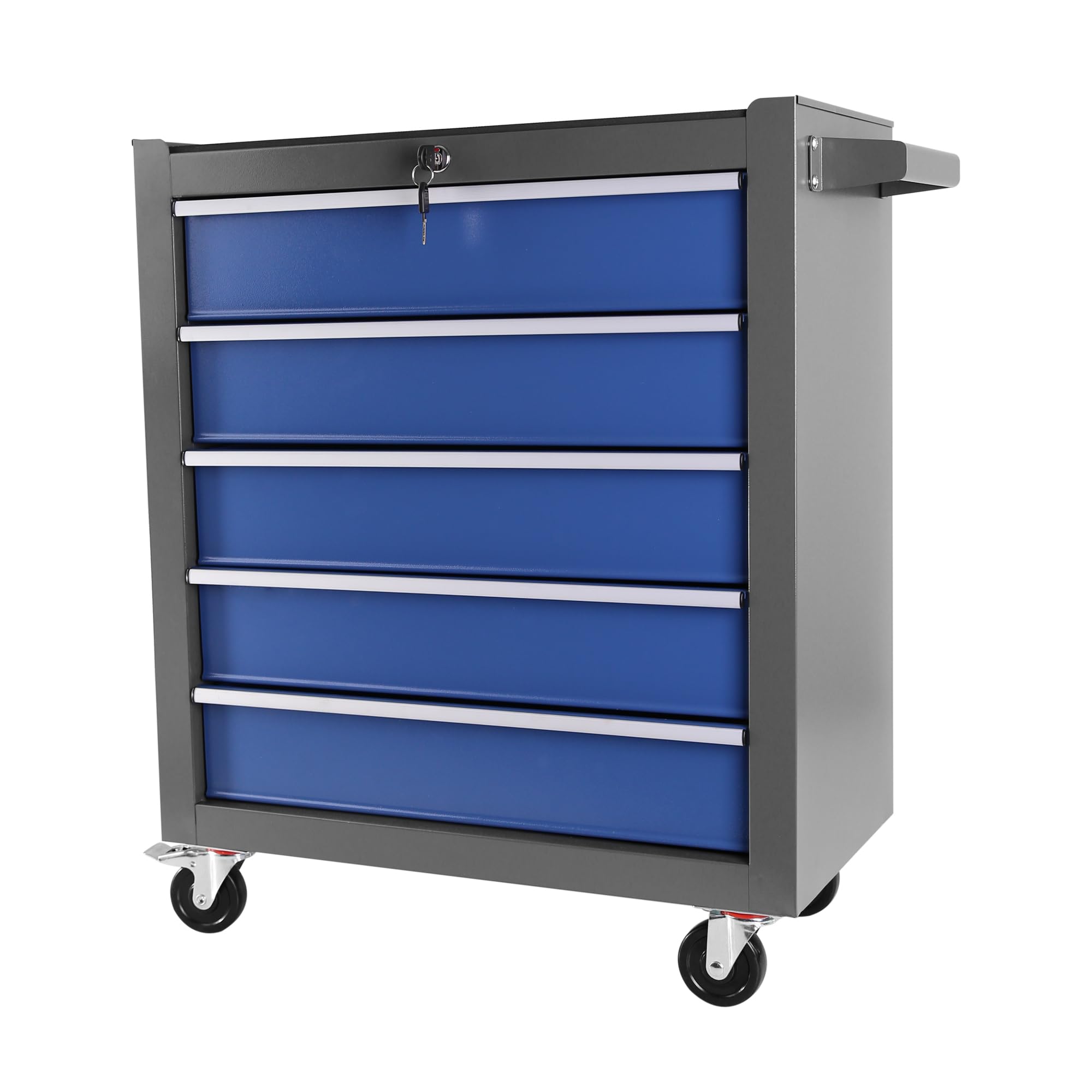 Amazon.com: 5 Drawers Rolling Tool Chest with Wheels, Portable Rolling ...