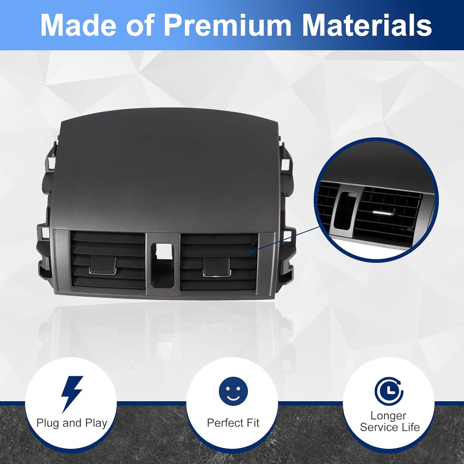 Dashboard A/C Air Vent Panel Compatible with Toyota Nepal | Ubuy