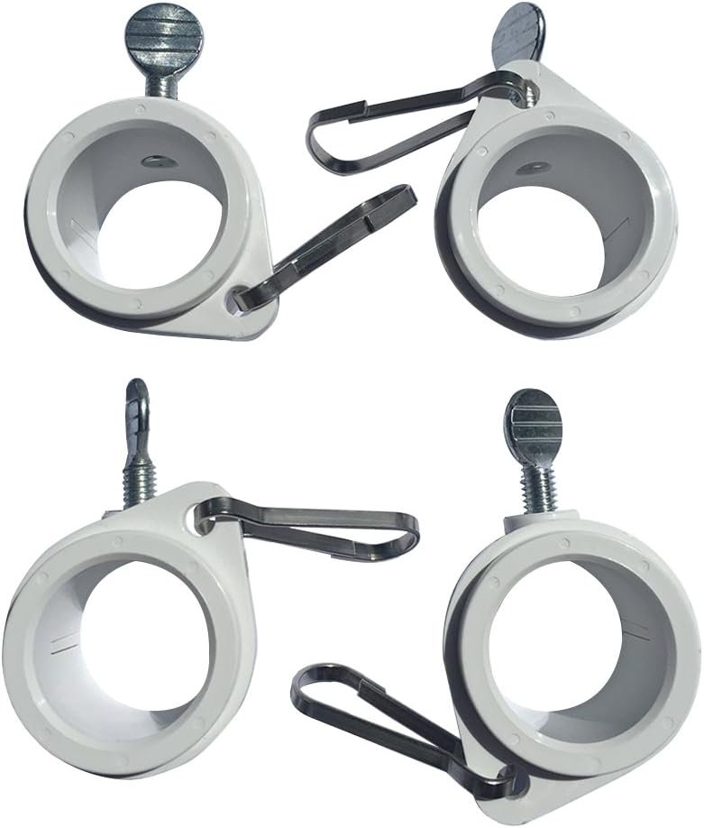 Amazon.com : Flags Poles And More 1 Inch White Rotating Flag Mounting ...