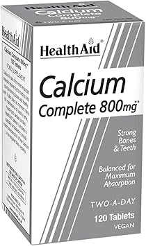 Amazon.com: Health Aid Calcium Complete 800mg 120 Tablets : Health ...