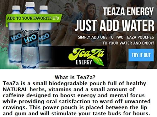 TeaZA – Bolsas energéticas, sin humo, tabaco alternativo sin nicotina ...