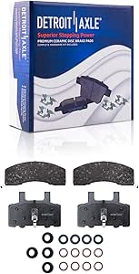 Amazon.com: Detroit Axle - Front Brake Pads for C1500 C2500 K1500 K2500 Suburban C3500 K3500 ...
