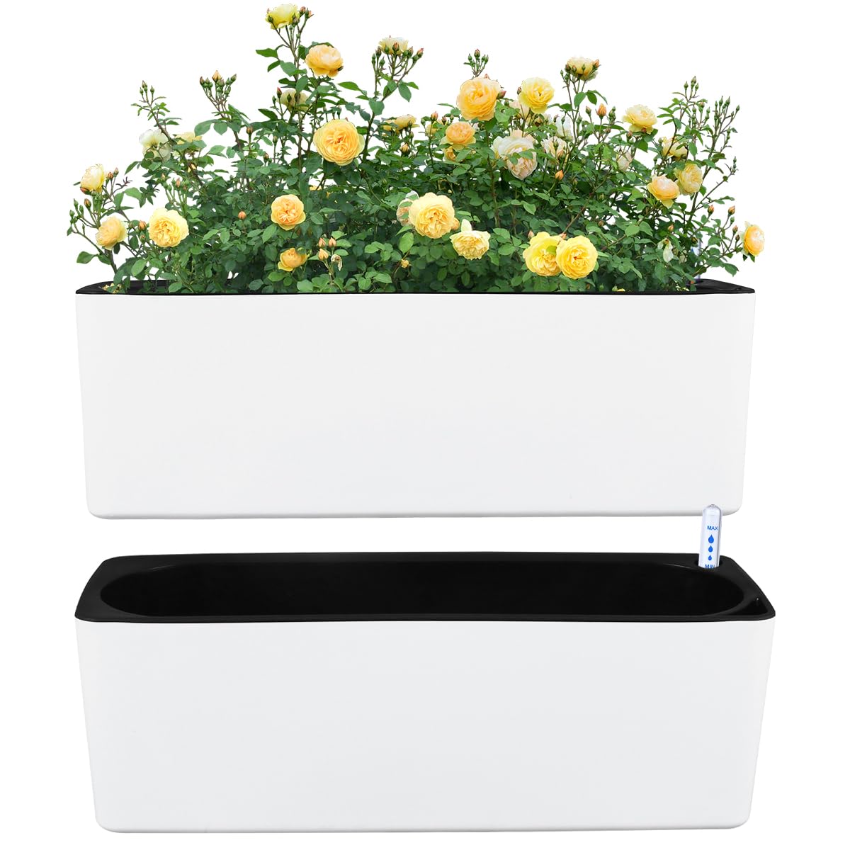Indoor Rectangular Planters Jay Scotts Fiberglass Weir Rectangle