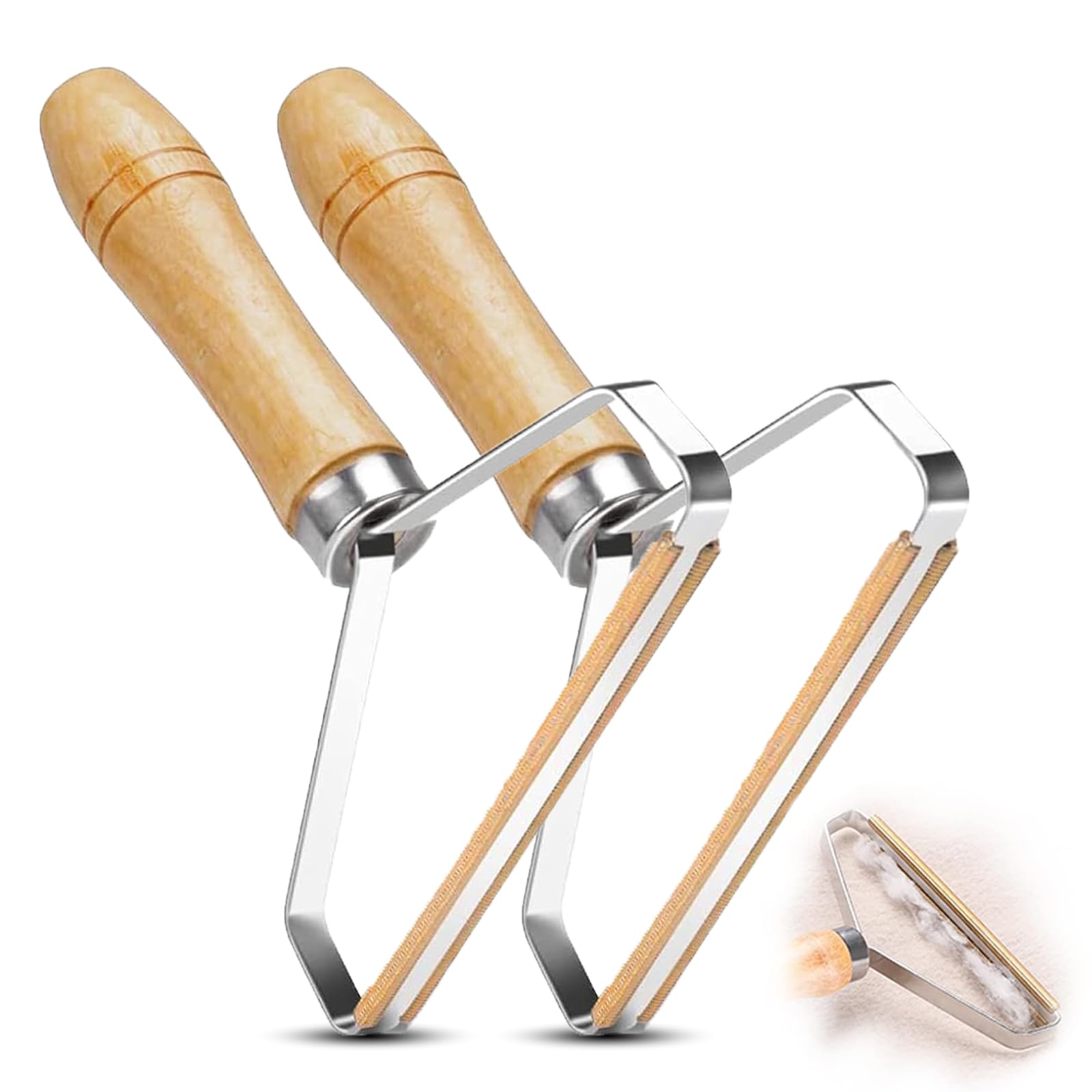 2Pcs Portable Lint Remover, Shunshi Manually Carpet Reusable Lint ...