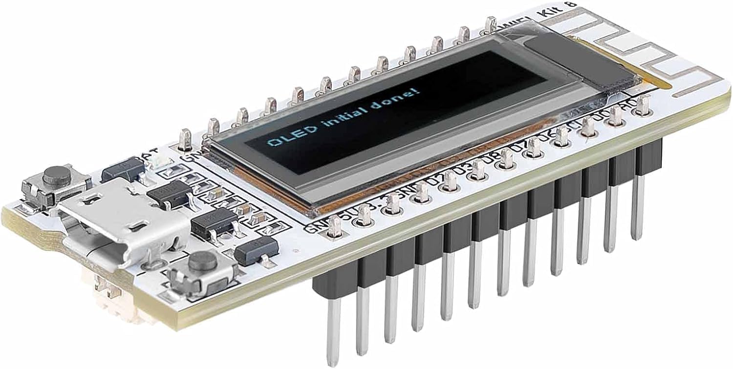 IDUINO ESP8266 WiFi Development Board with 0.91 Inch OLED Display CP2102 Support Compatible with ...