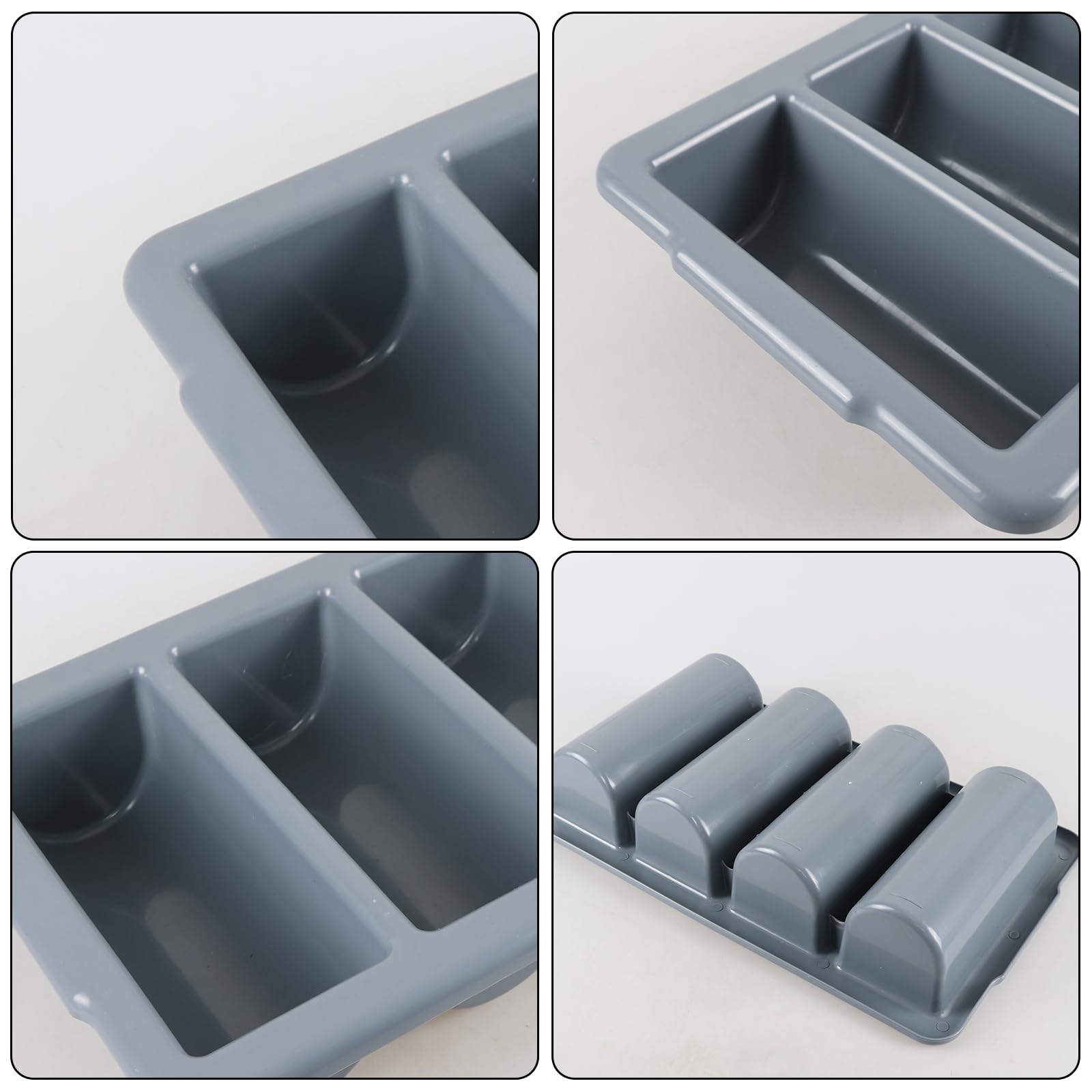 Snapklik.com : Morcte 4 Compartment Commercial Silverware Bin
