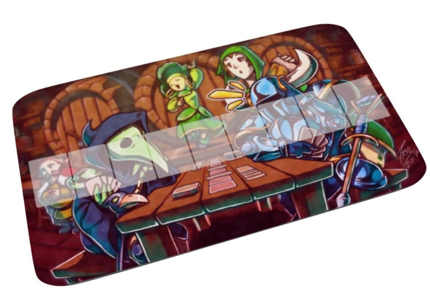 Buy Exceed Fighting System Shovel Knight PLAYMAT 24" x 14" Embroidered ...