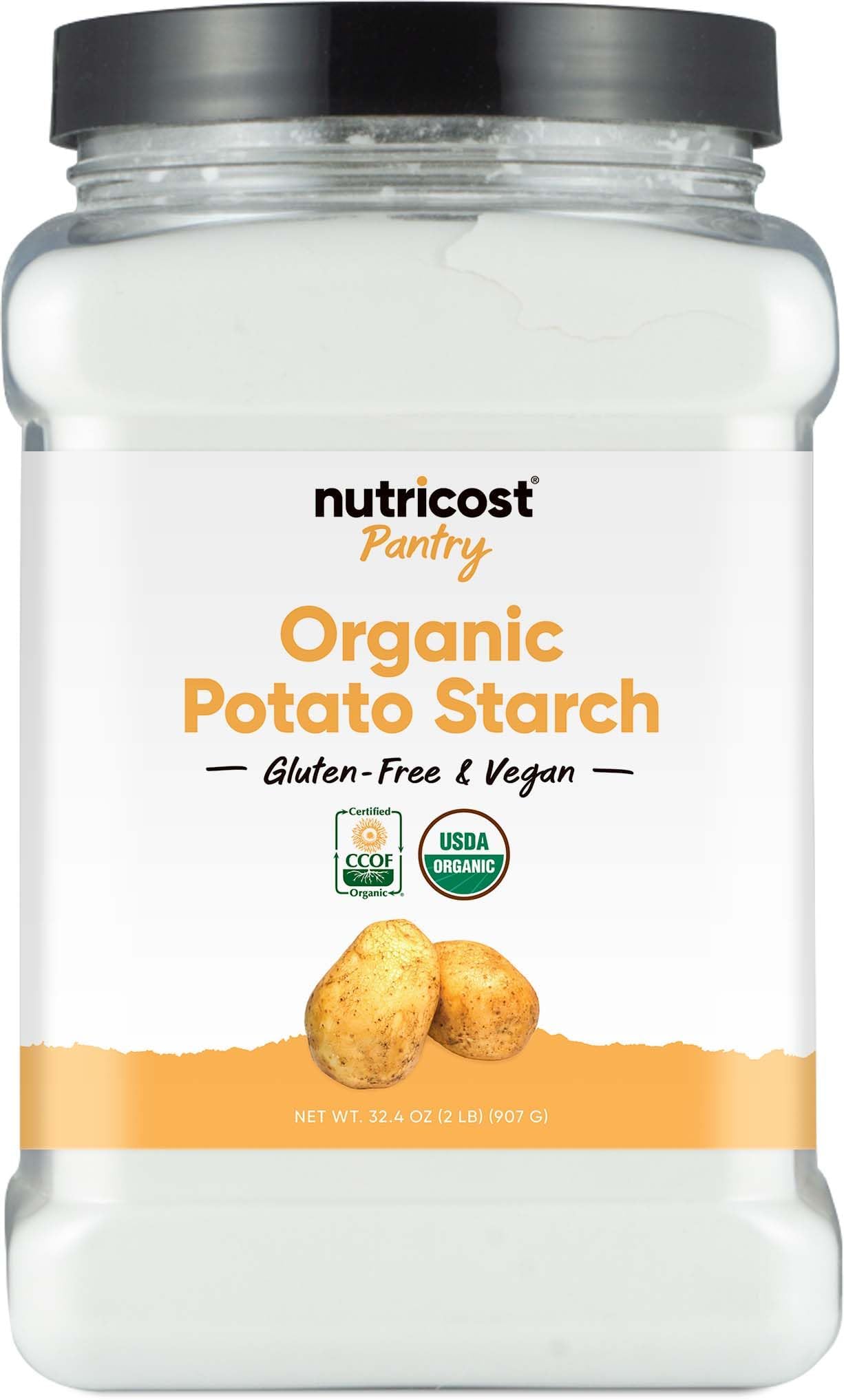 Amazon.com : Nutricost Pantry Organic Potato Starch (2 Pound) - Gluten ...
