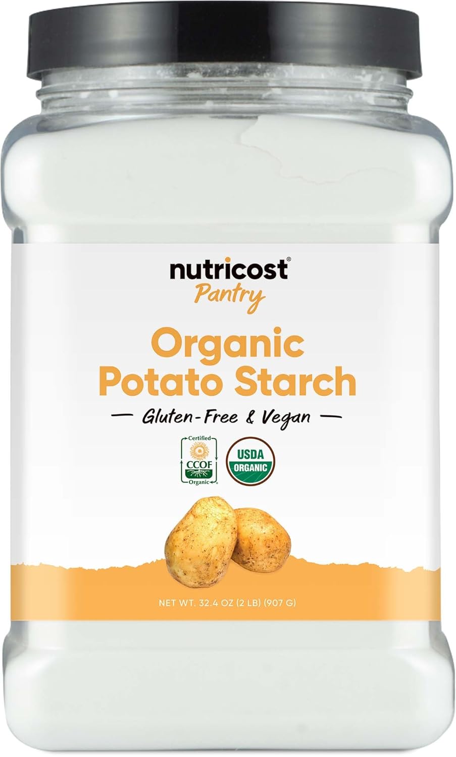 Amazon.com : Nutricost Pantry Organic Potato Starch (2 Pound) - Gluten ...