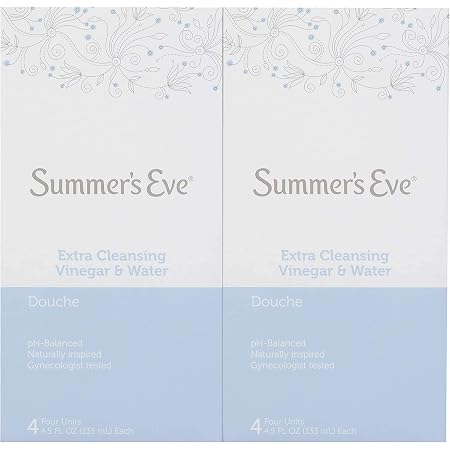 Amazon.com: Summer's Eve Douche, Extra Cleansing Vinegar & Water, 4 ...