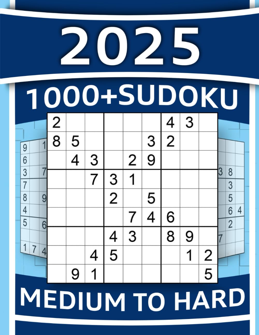 1000+ Sudoku Puzzles for Adults: Medium to Hard Sudoku Puzzles with ...
