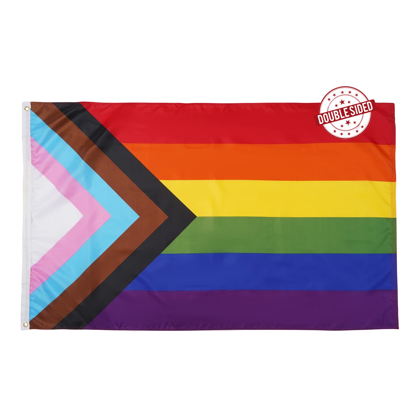 Amazon.com : Homissor Pride Flag Double Side Progress Pride Flags 3x5 ...