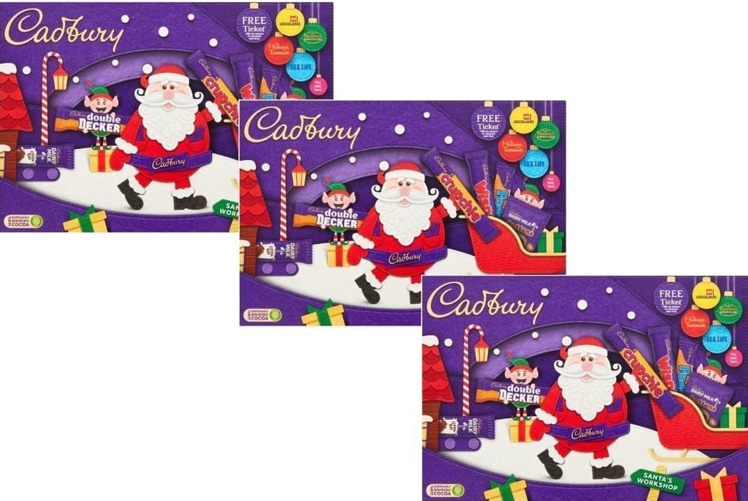 Cadbury Chocolate Medium Selection Box 145g Kids Christmas Xmas Gift ...