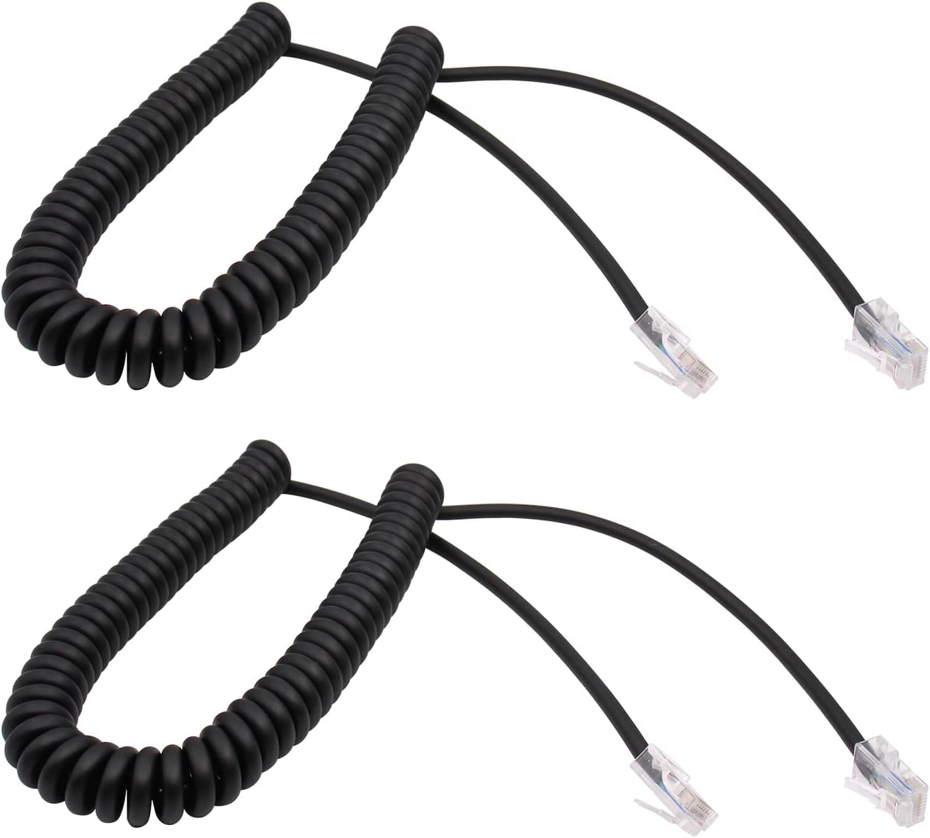 Amazon.com: Aimtobest HM-133 RJ45 8 Pin Microphone Mic Cable Cord for ...