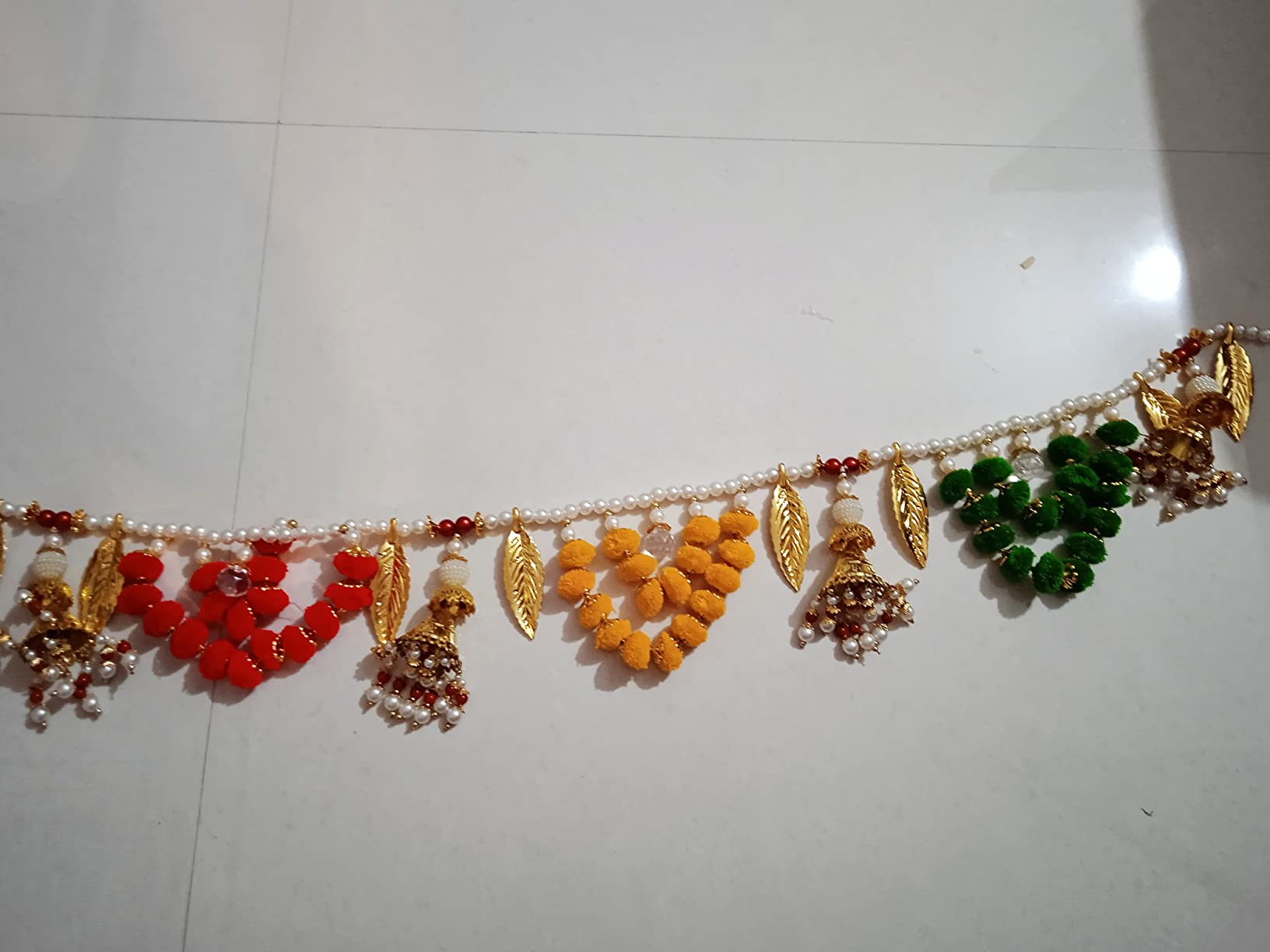 CraftVatika Fancy Toran for Pooja Room Bandarwal Toranam for Main Door ...