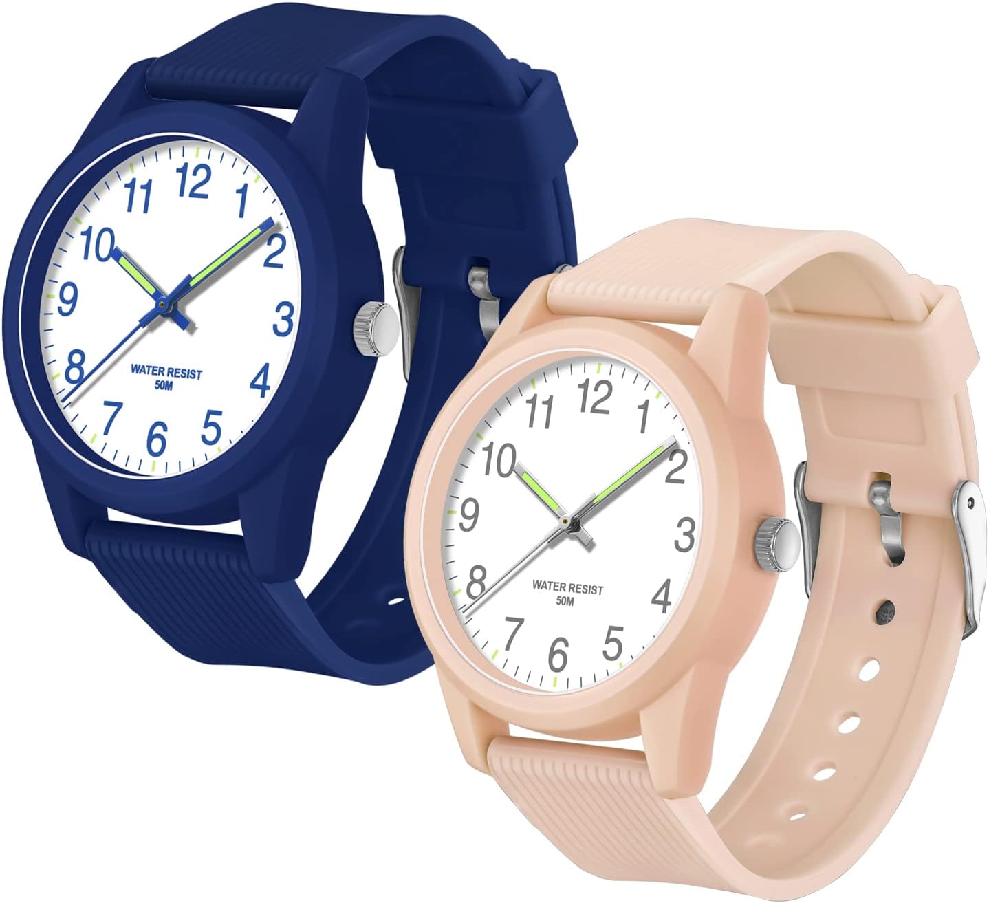 Amazon.com: TENOCK Kids Analog Watches for Boys Girls 50M Waterproof ...