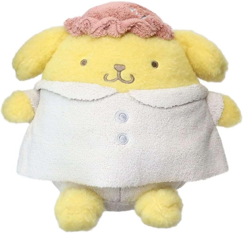 Amazon.co.jp: ポムポムプリン Pom Pom Purin プラッシュドール S ぬいぐるみ おうちパジャマ : おもちゃ