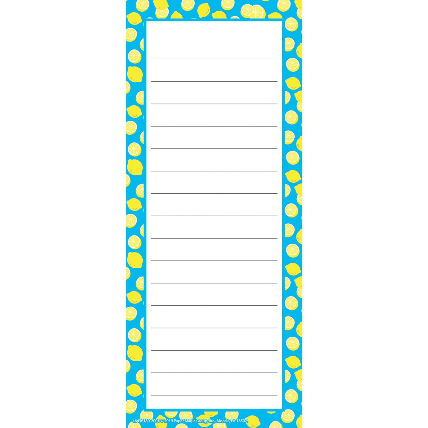Eureka Notepad, 3.5-Inch X 8.5-Inch, 50 Sheets, Always Try Your Zest ...