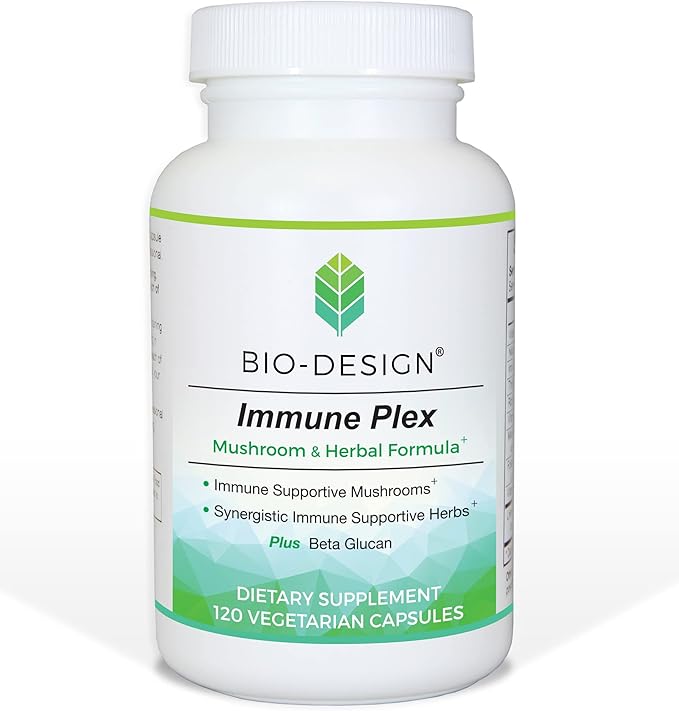 Amazon.com: BIO-DESIGN Immune Plex Proprietary Blend Using Beta Glucan ...
