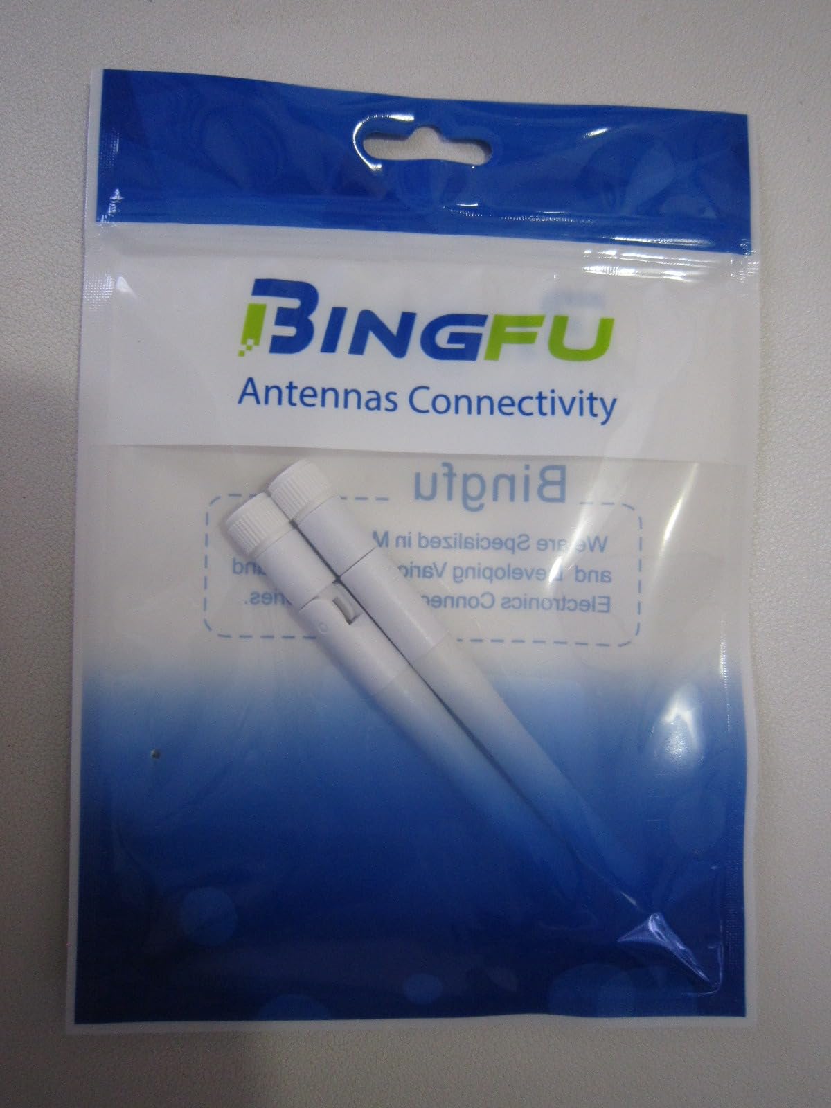 Amazon.co.jp: Bingfu外部WiFiアンテナRP-SMA2.4GHz5GHz 5.8GHz 3dBi WiFiルーター ...