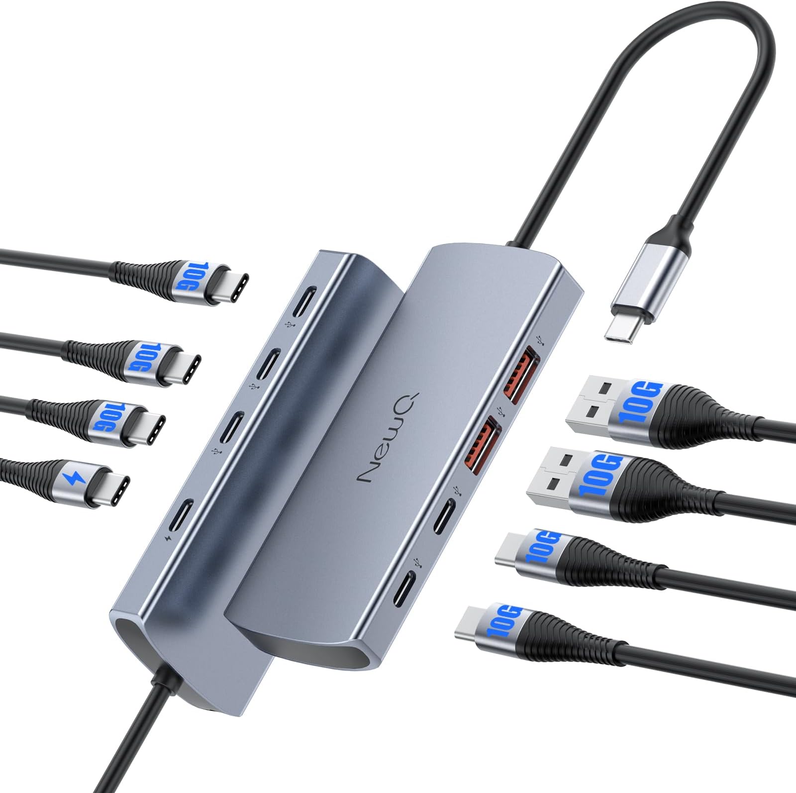 UGREEN 10Gbps USB C Hub, 4 in 1 USB 3.2 Splitter with 2 Type C&A Ports ...
