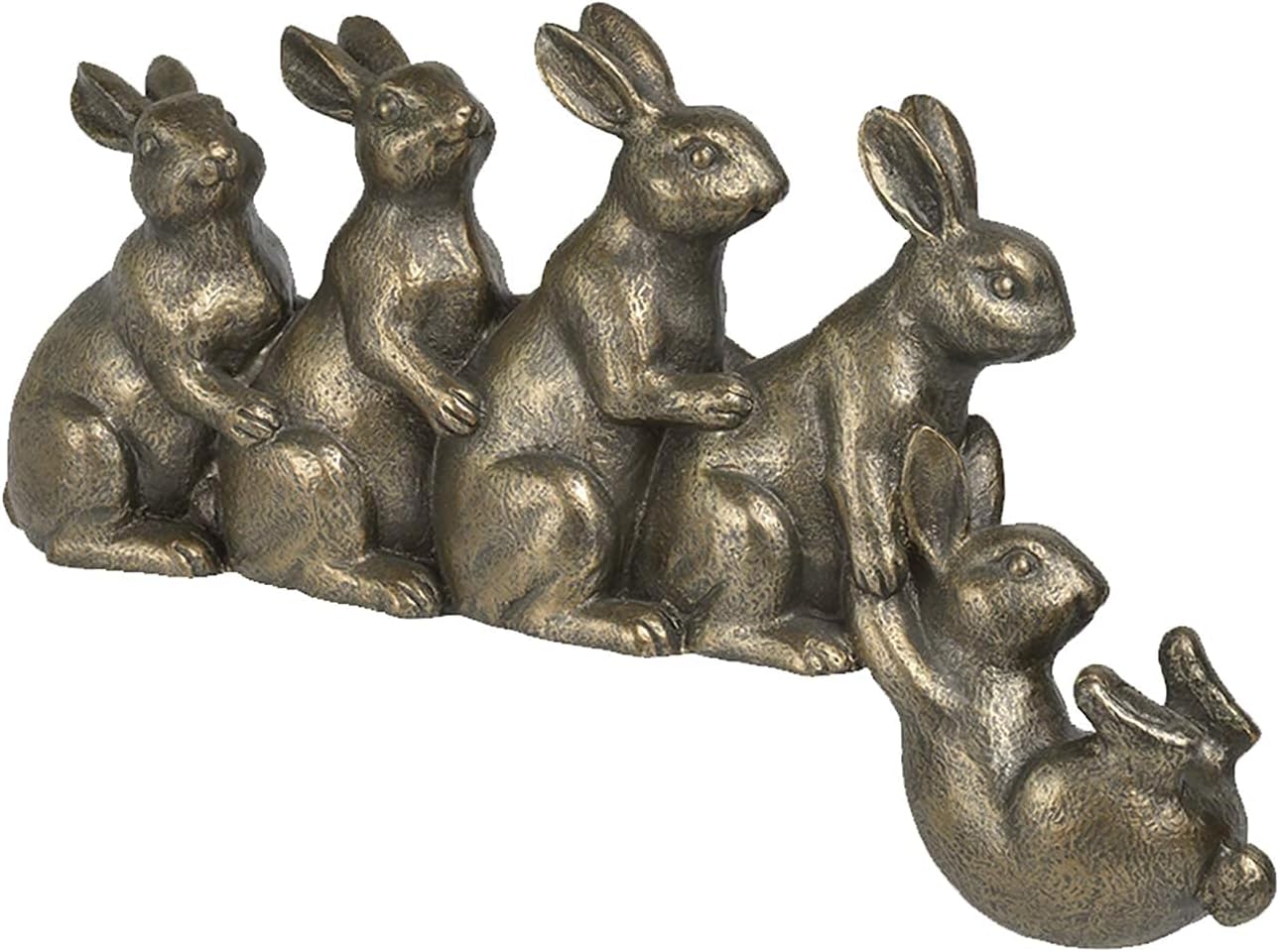 Amazon.com: Regency International Triple Bunny Welcome Figurine, 12 ...