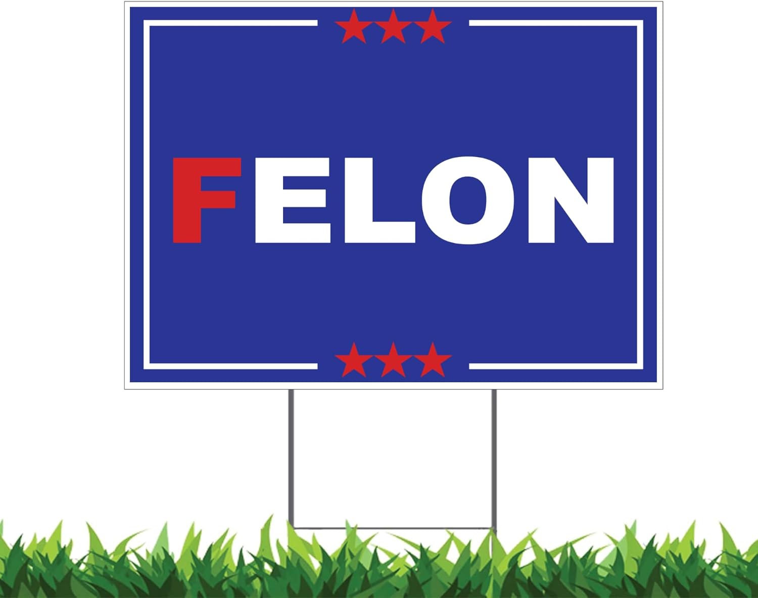 Amazon.com: F Elon Felon Anti Trump Anti Musk 18x24" Yard Sign (Outdoor ...