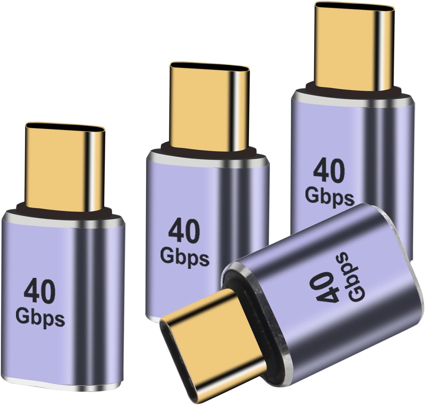 Amazon.com: XIITIA 4pcs USB C Male to Female Adapter, USB C Male to ...